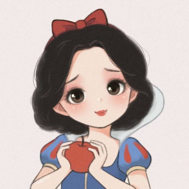大触手绘q版迪士尼公主,乐佩一看就很调皮,贝儿仙女气十足q版迪士尼公主手绘 神拓网