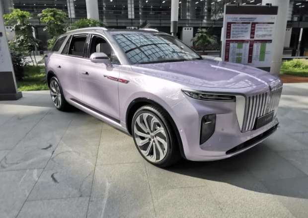 综合续航超500公里 红旗E-HS9的实车图曝光_搜狐汽车_搜狐网