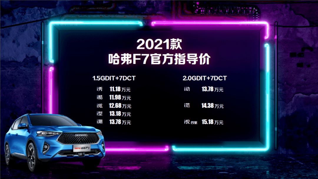 2021款哈弗F7/F7x双星上市 带领自主品牌向上迎击_搜狐汽车_搜狐网