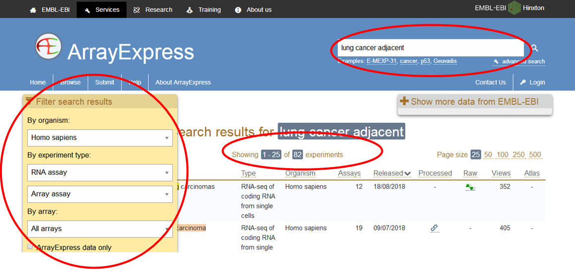 生信分析——强大的ArrayExpress数据库_实验