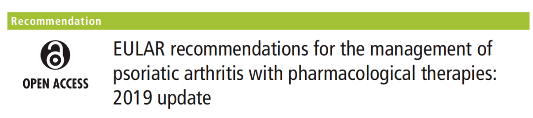 EULAR 2020精彩速递：PsA指南更新，生物制剂治疗有何重磅进展？_患者