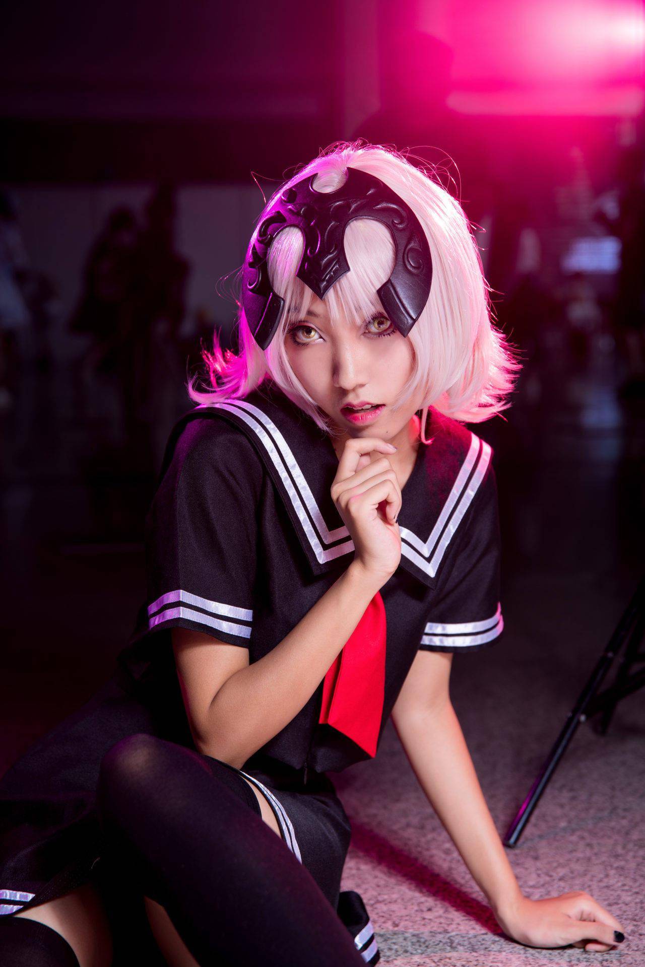 FATE黑贞jkcosplay_叶唯