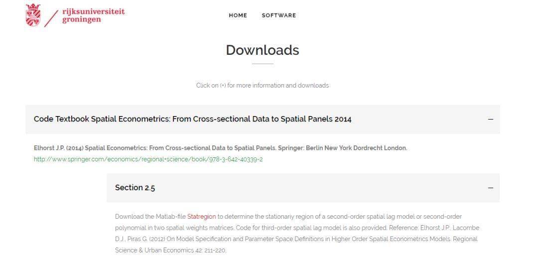 收藏·空间计量Matlab软件jplv7/elhorst代码_Code