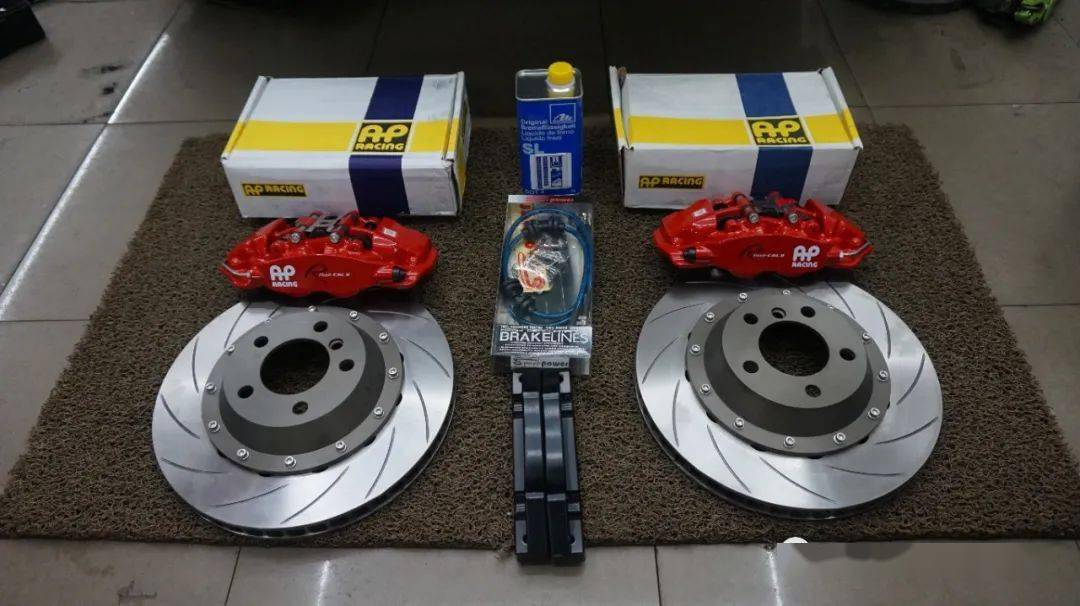 宝马3仔的AP9540刹车安装作业！_搜狐汽车_搜狐网