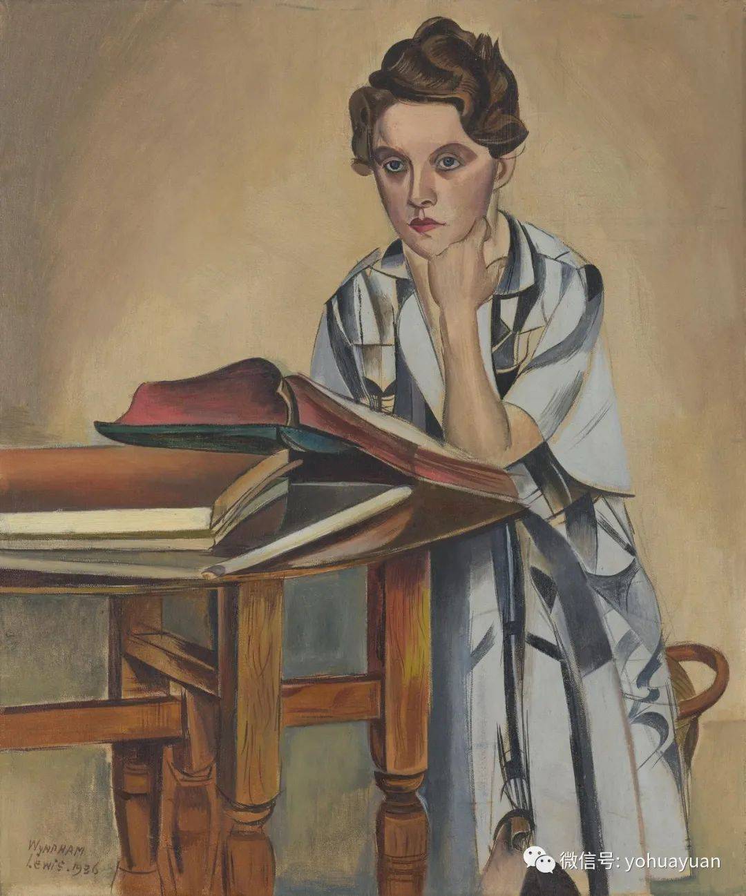 绘画欣赏——Wyndham·Lewis -6park.com