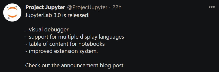 JupyterLab 3.0发布：支持中文界面，安装插件无需Node.js-搜狐大视野-搜狐新闻