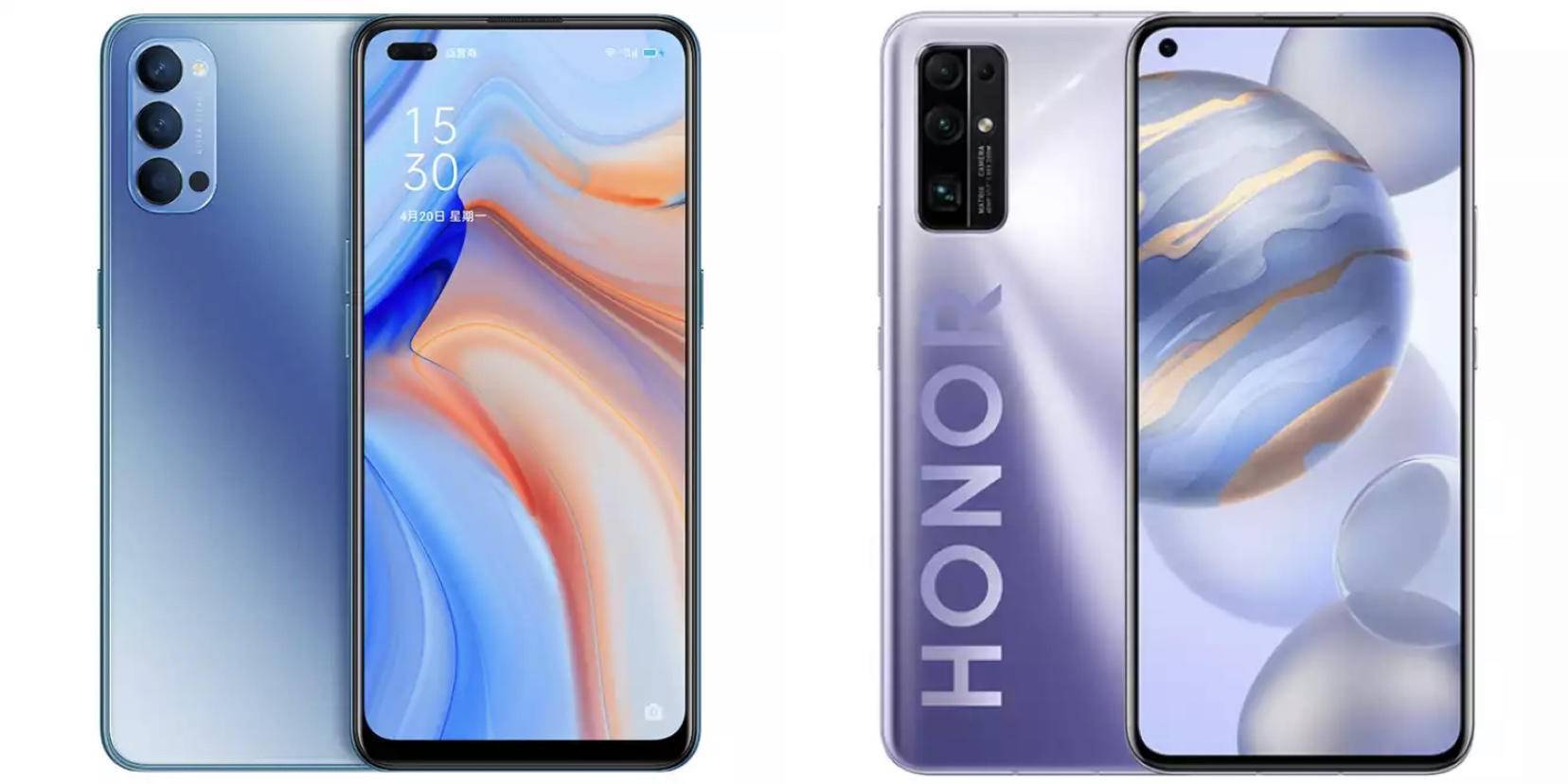 OPPO Reno4全面对比荣耀30，谁才是3K价位段的“618”首选？_手机