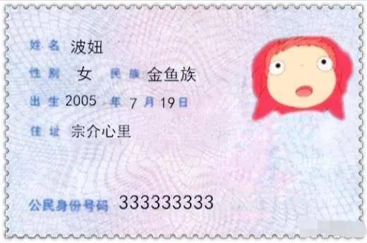 假如动漫人物也有身份证…_日本