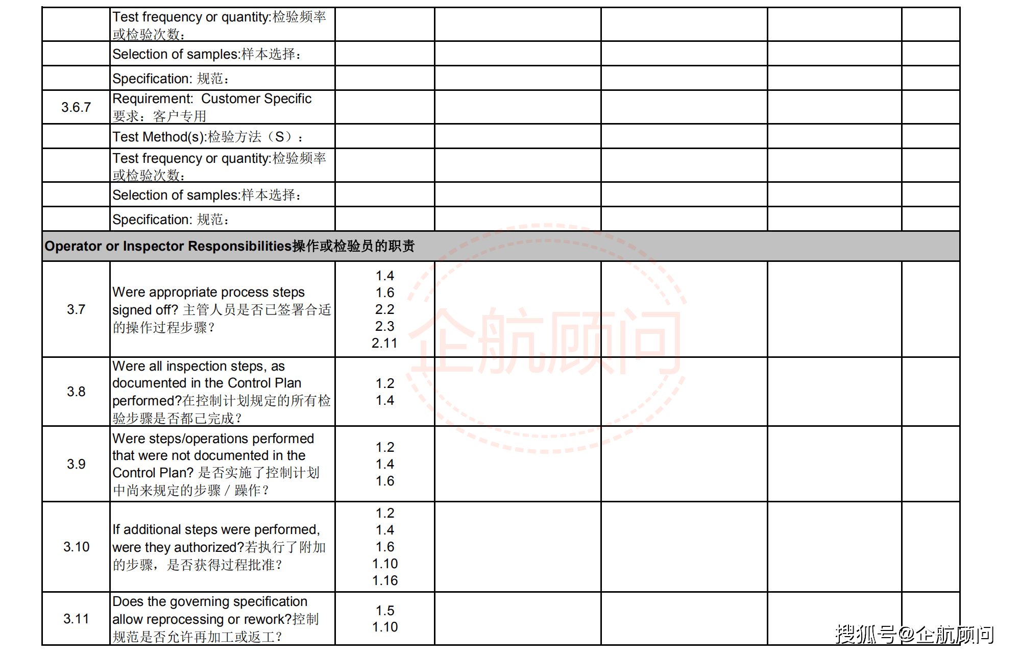 CQI-23模塑系统评估（第一版）：评审表和过程表_汽车