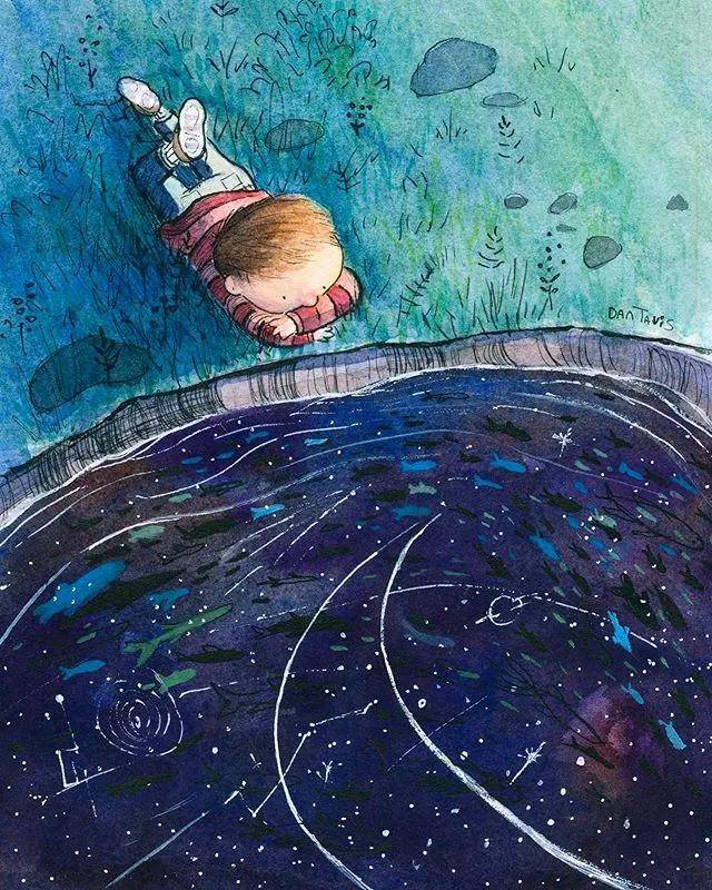 【插画】Dan Tavis笔下无忧无虑的童年_Winter