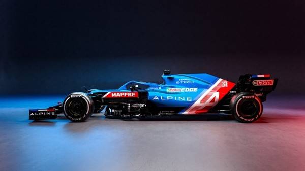 Alpine F1车队2021赛季战车亮相，周冠宇担任试车手_搜狐汽车_搜狐网