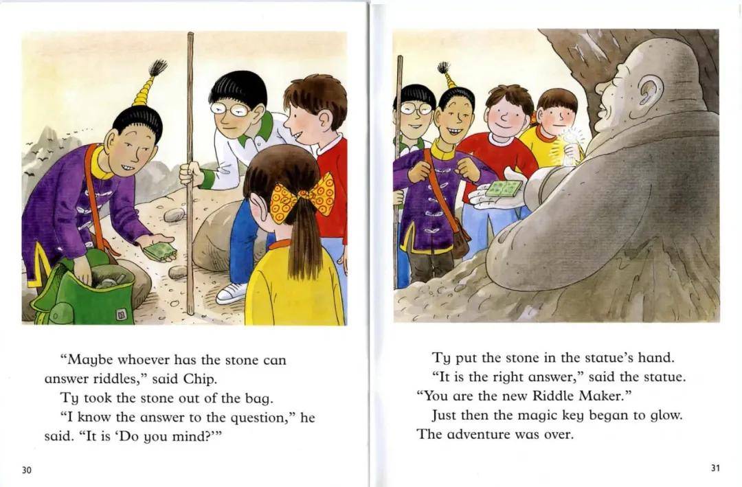 伴读 | 牛津树【7-16】The Riddle Stone Part 2（下）_said