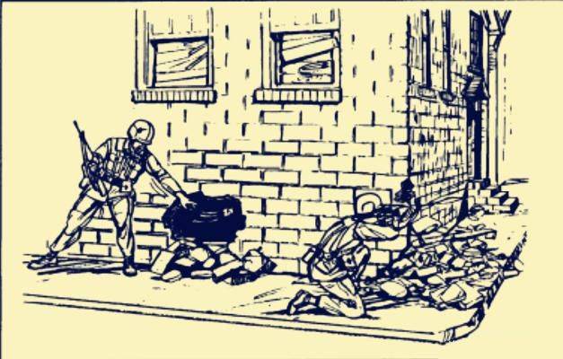 军事作战知识 — 巷战的进攻战术_士兵