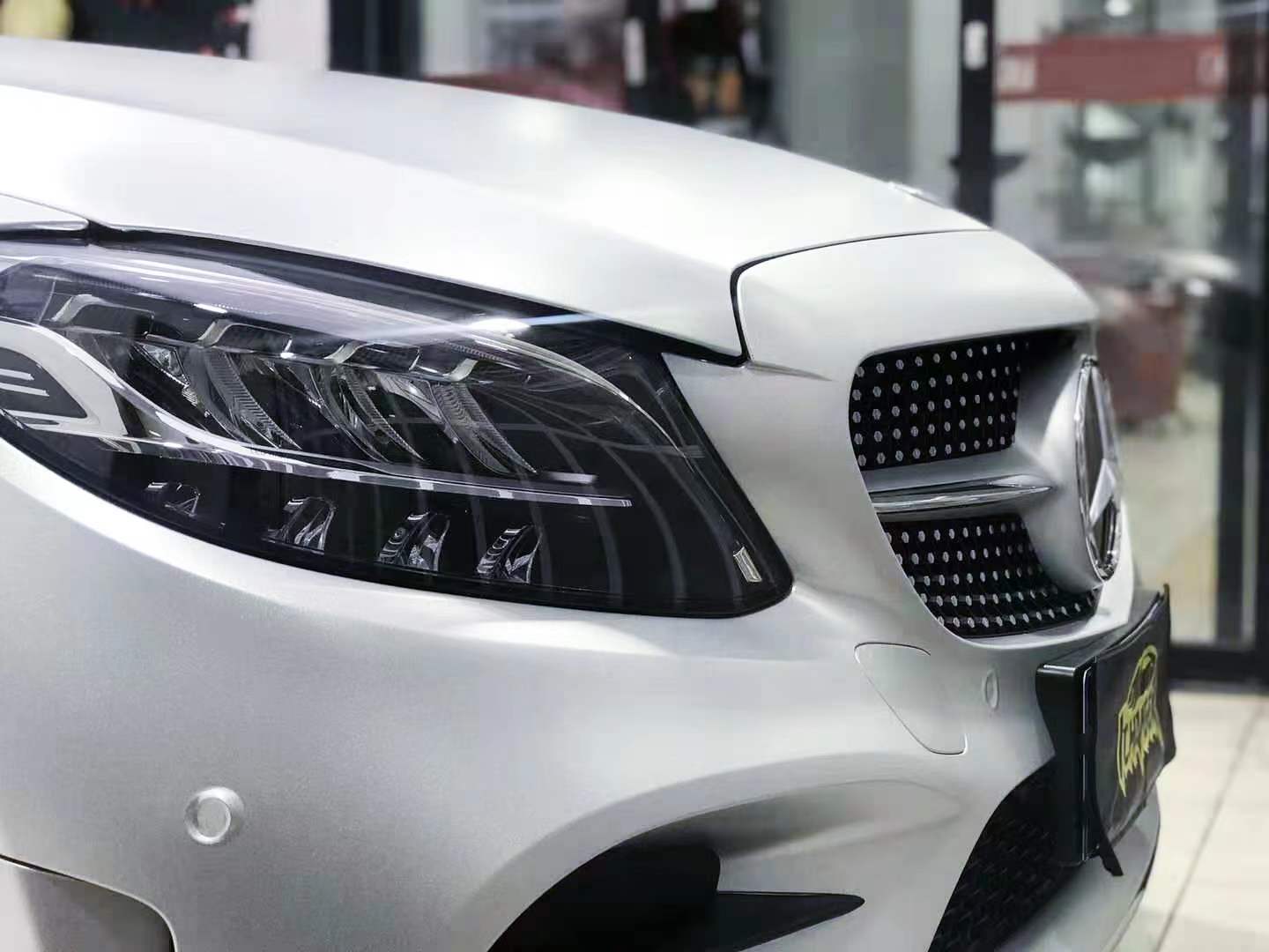 奔驰C260贴膜Ichanger（ICR）改变者电光金属银_搜狐汽车_搜狐网