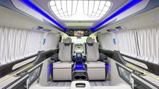 21款奔驰V260L新内饰设计给夏日带来一丝清爽_搜狐汽车_搜狐网