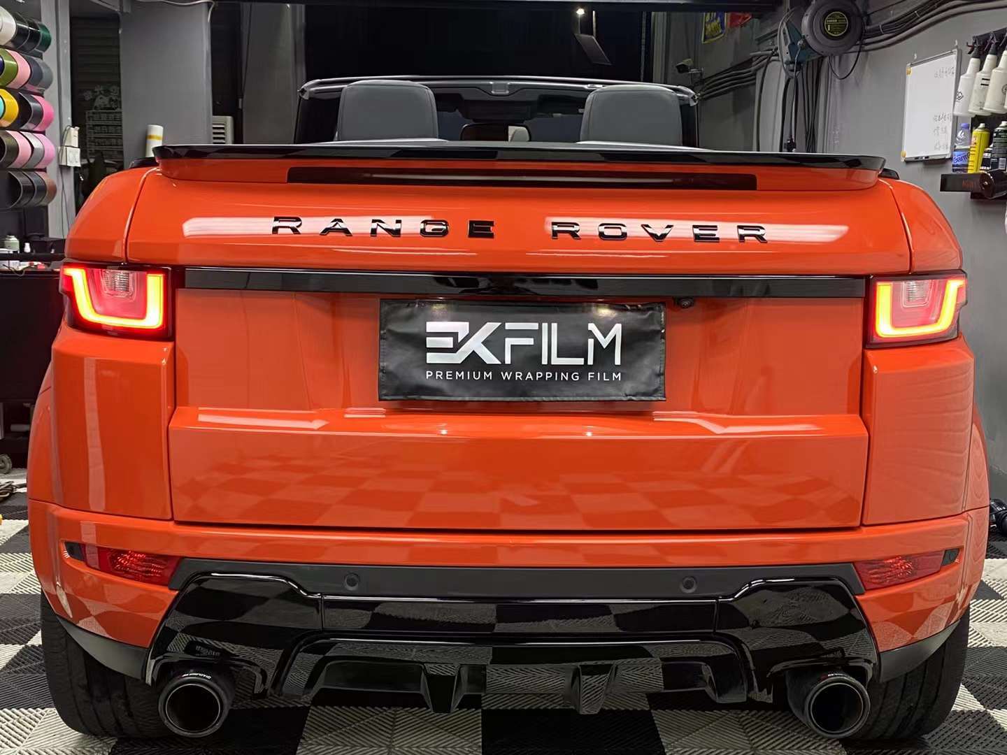 路虎极光全车贴膜EKFILM-EK改色膜PET 熔岩橙_搜狐汽车_搜狐网