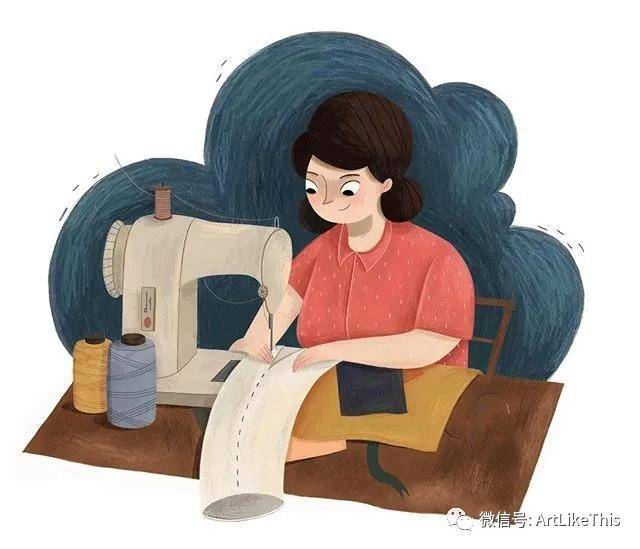 【插画】lucy semple：明丽、舒适、惬意_Amelia