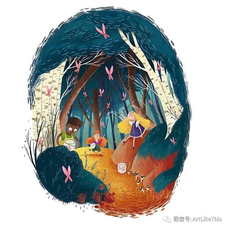 【插画】lucy semple：明丽、舒适、惬意_Amelia