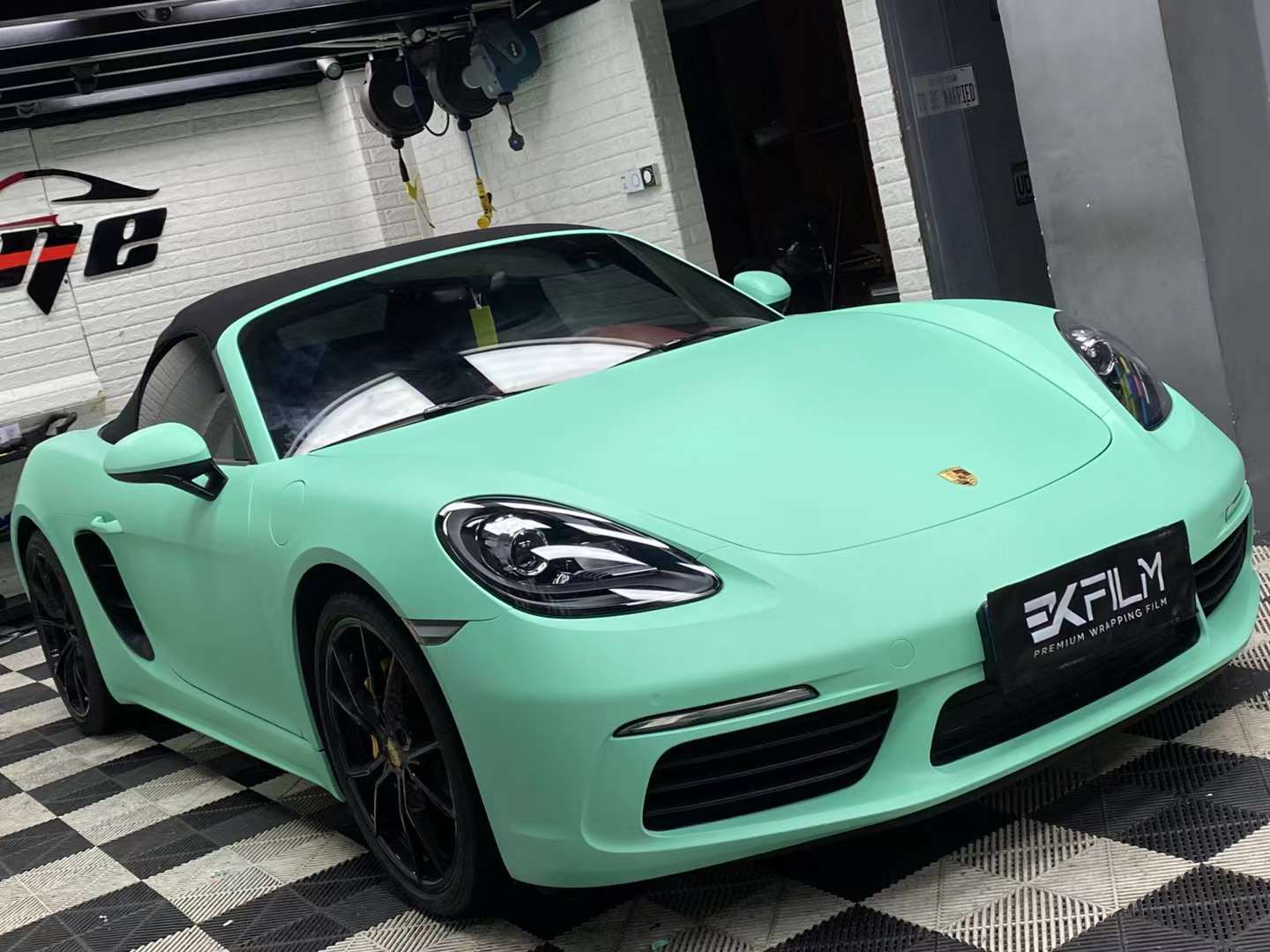 保时捷 718 全车EKFILM-EK改色膜消光蒂芙尼_搜狐汽车_搜狐网