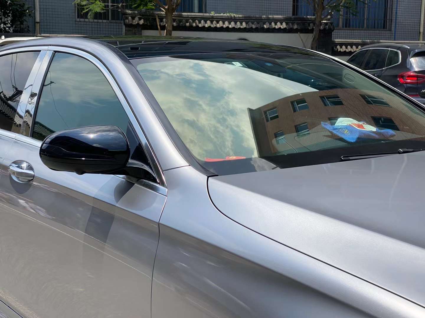 奔驰E全车贴EKFILM-EK改色膜GT银_搜狐汽车_搜狐网