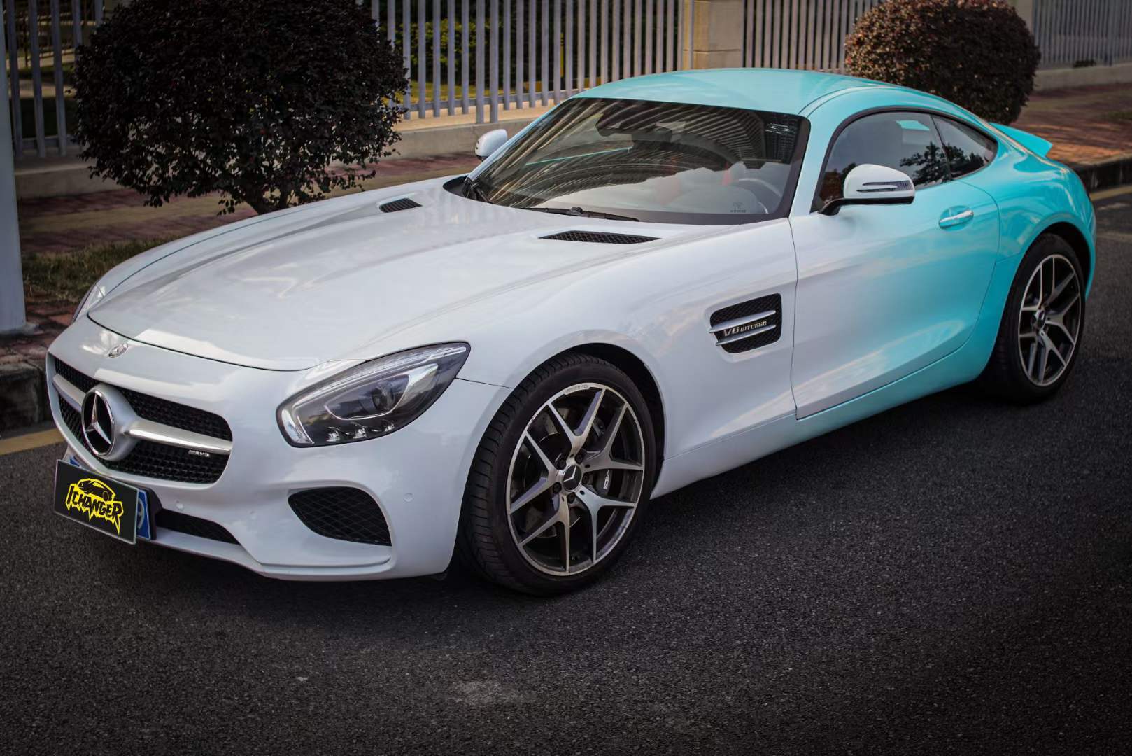 奔驰 AMG GT全车Ichanger（ICR）改变者渐变色_搜狐汽车_搜狐网