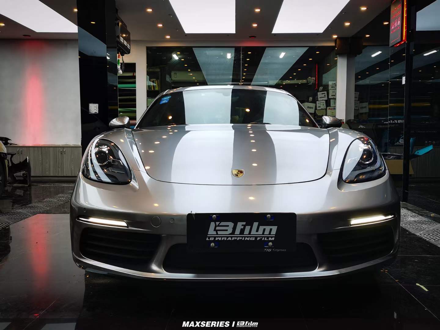 保时捷-718全车LBFILM改色膜PET GT银_搜狐汽车_搜狐网