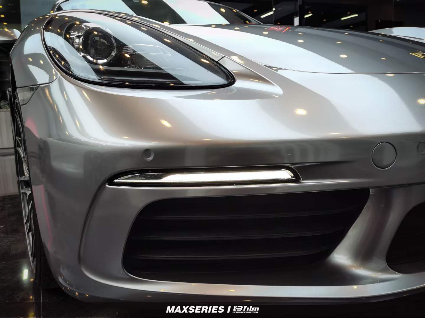 保时捷-718全车LBFILM改色膜PET GT银_搜狐汽车_搜狐网