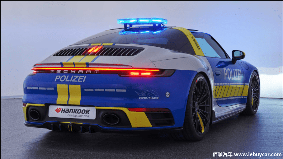 Techart推出全新保时捷911改装版警车 搭载3.0T双涡轮增压H6发动机_搜狐汽车_搜狐网