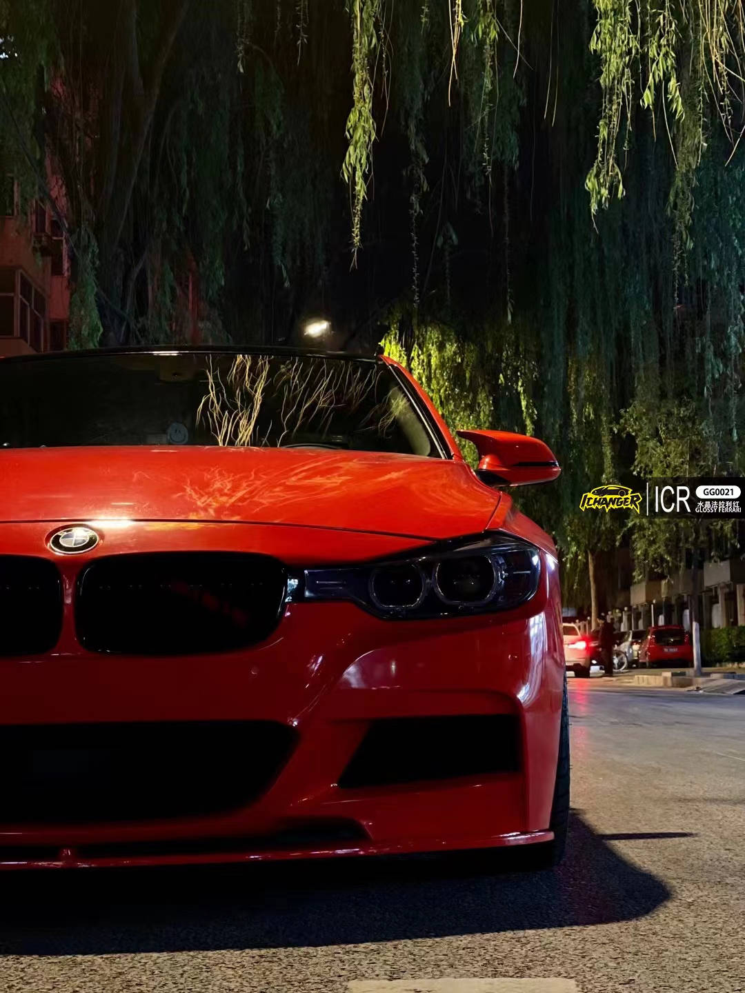 Ichanger（ICR改色膜）改变者宝马3系水晶法拉利红_搜狐汽车_搜狐网