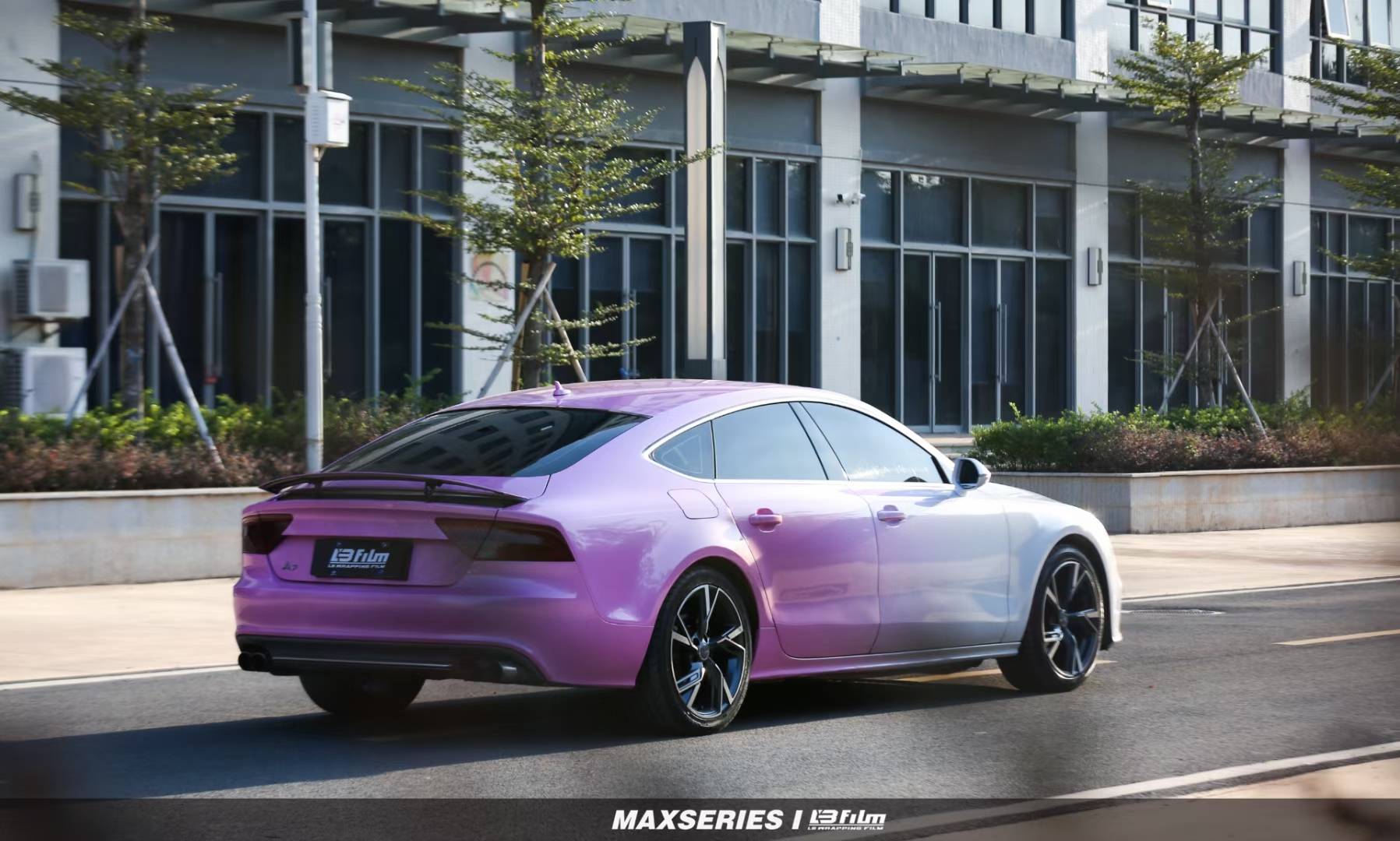 LBFILM：奥迪-A7全车贴膜LB改色膜独家镭射渐变喷绘膜_搜狐汽车_搜狐网