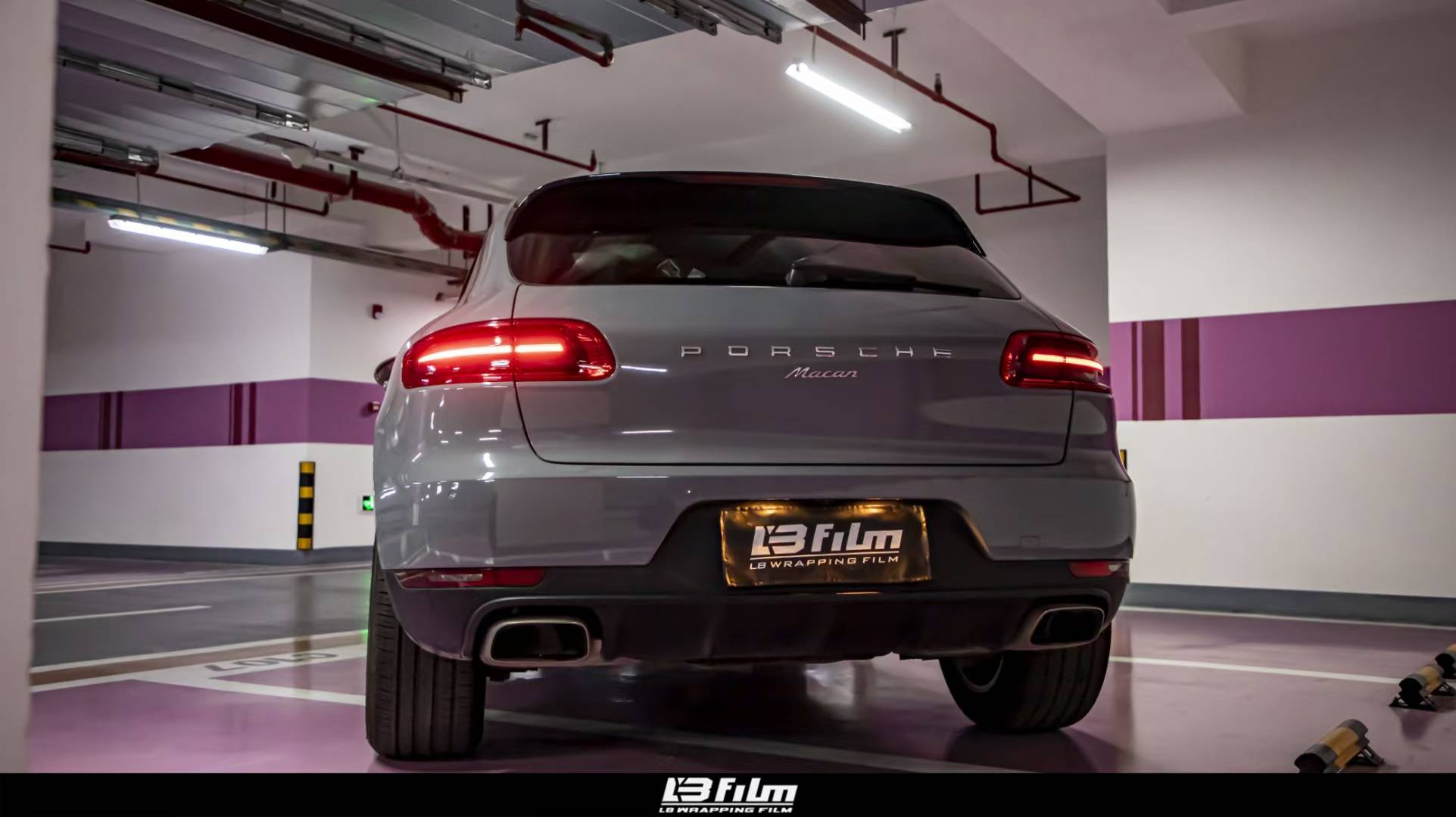 保时捷-Macan全车LBFILM改色膜高亮纳多灰_搜狐汽车_搜狐网