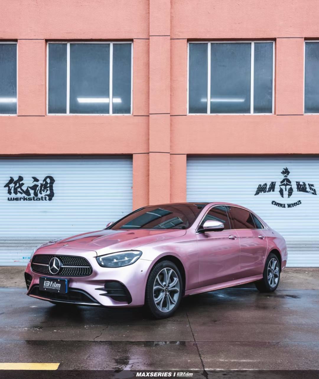 情人配色推荐，奔驰-E300L原厂漆激情粉（LB FILM）_搜狐汽车_搜狐网