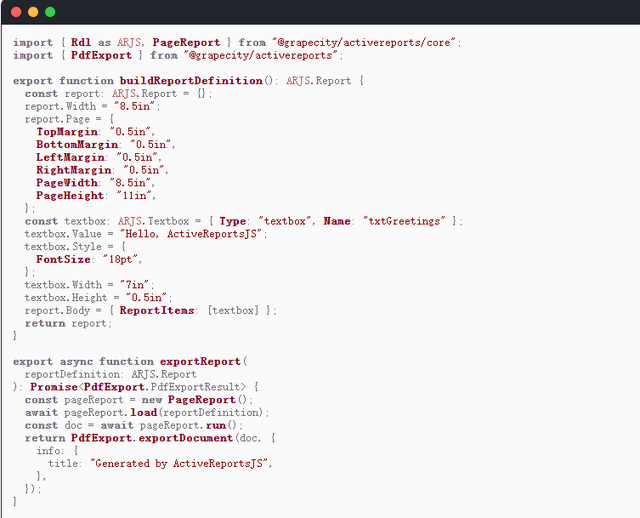 ActiveReportsJS V3.0 新版发布，报表API定制能力大幅增强_数据_控件_设计