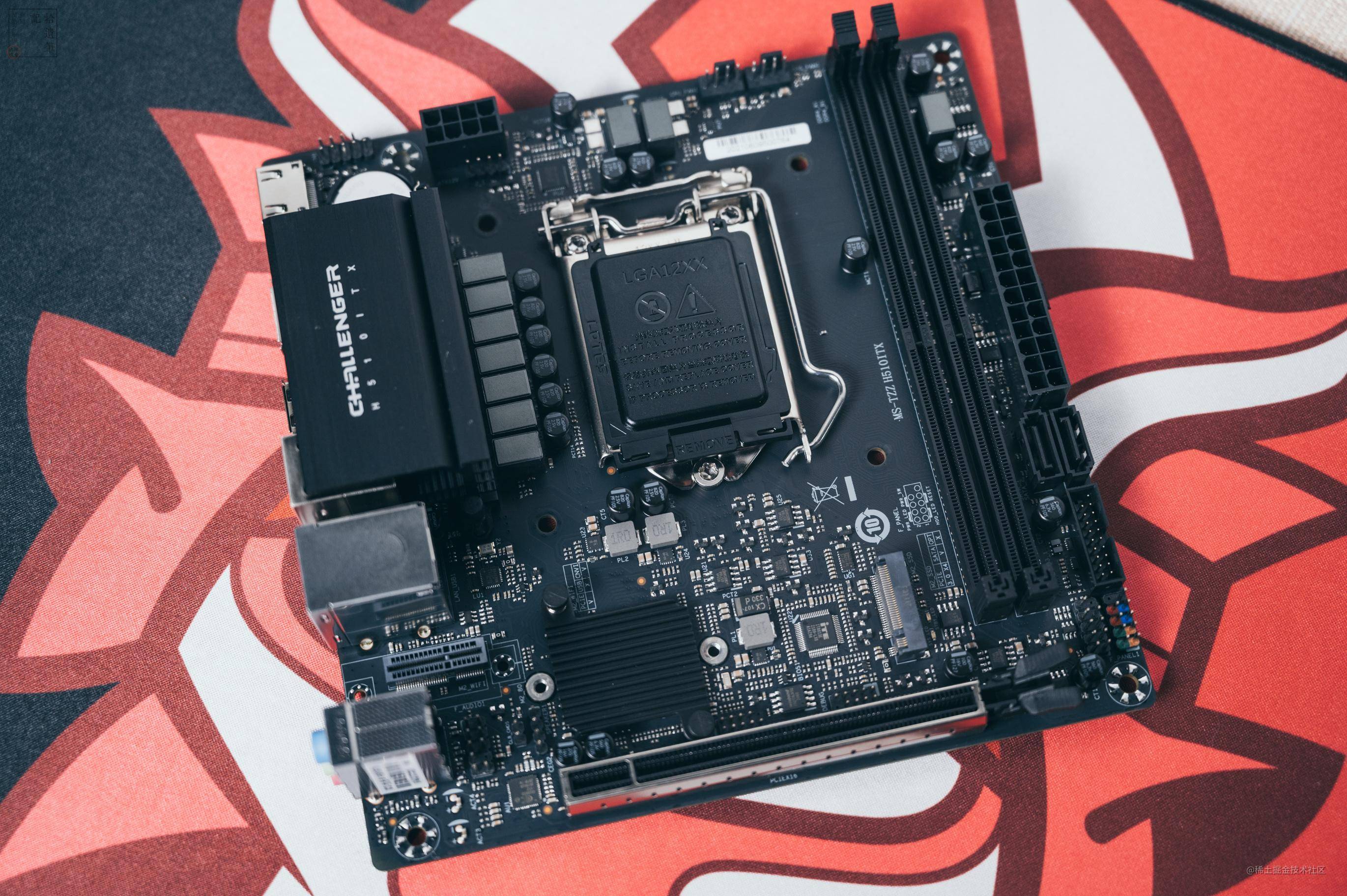 小巧的居家娱乐办公平台，铭瑄MS-挑战者H510 ITX主板上手_接口_内存_支持