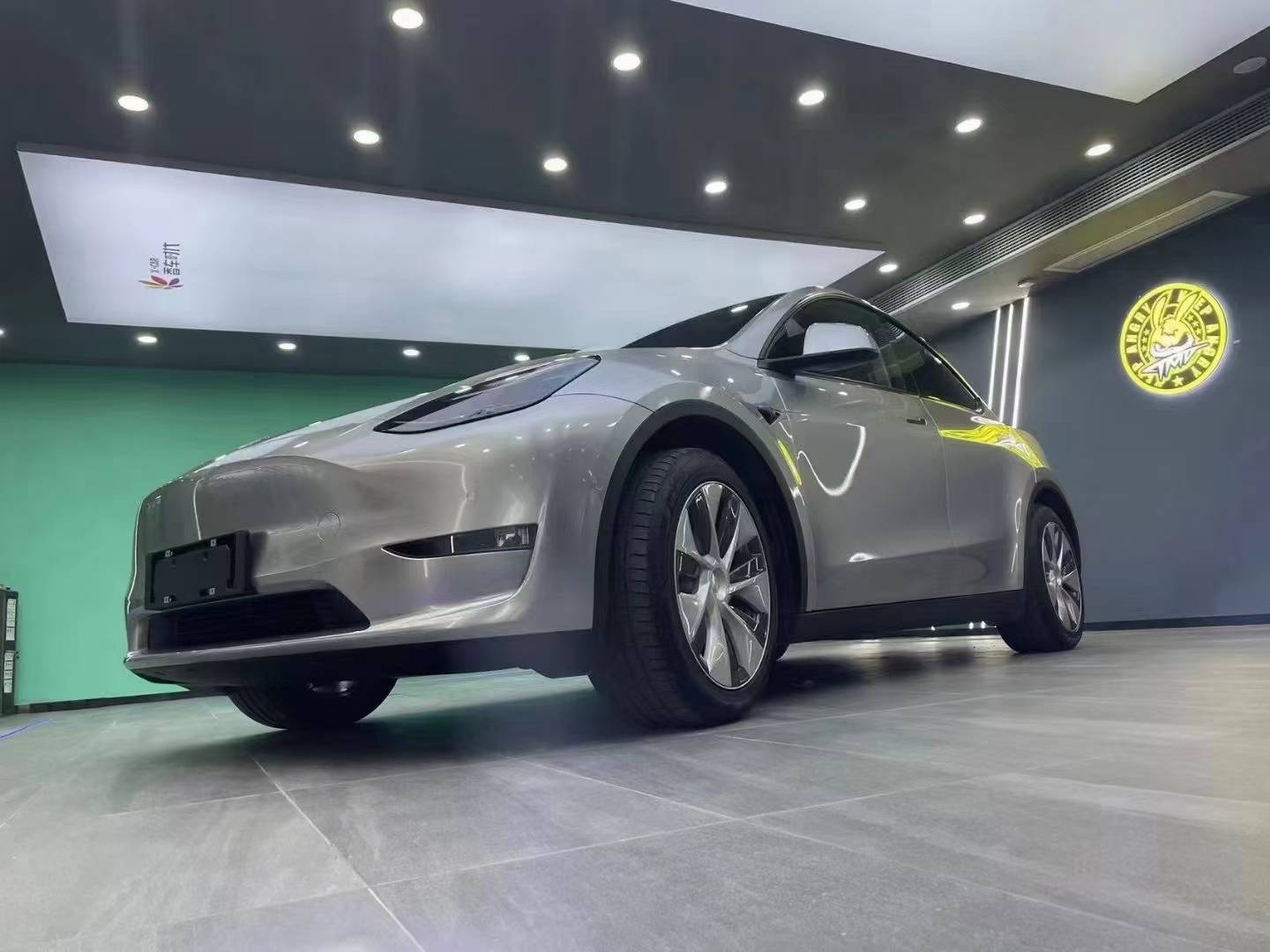 SKTO改色膜案例：特斯拉model Y GT银_搜狐汽车_搜狐网