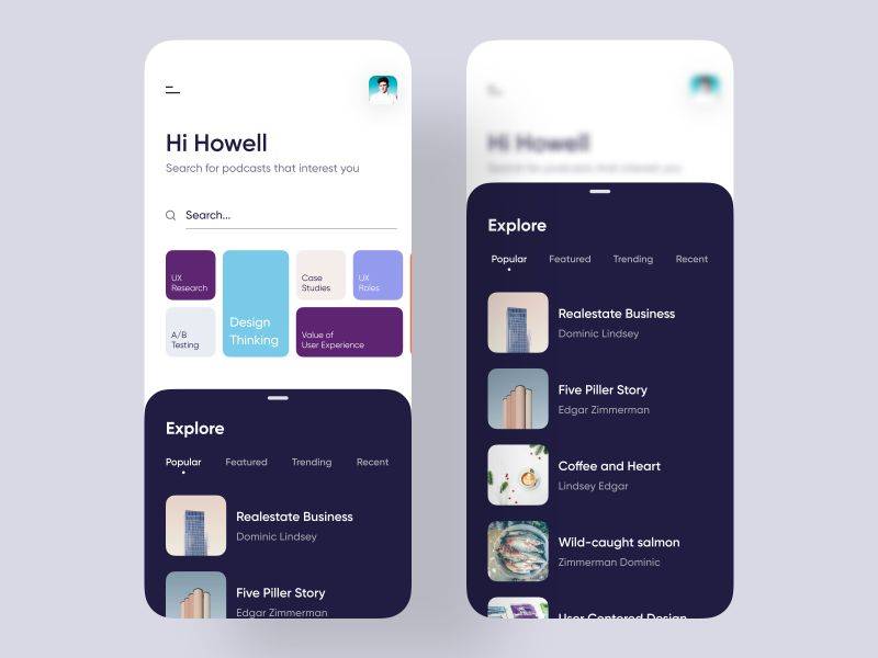 App搜索页UI界面设计欣赏_app_web_方式