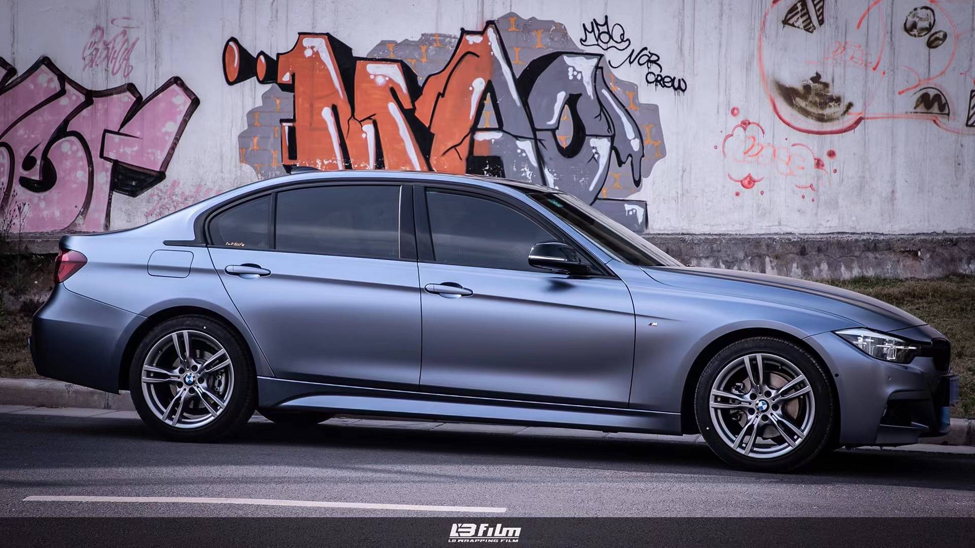 宝马-3系LBFILM改色膜电光金属风暴蓝,韵味十足_搜狐汽车_搜狐网