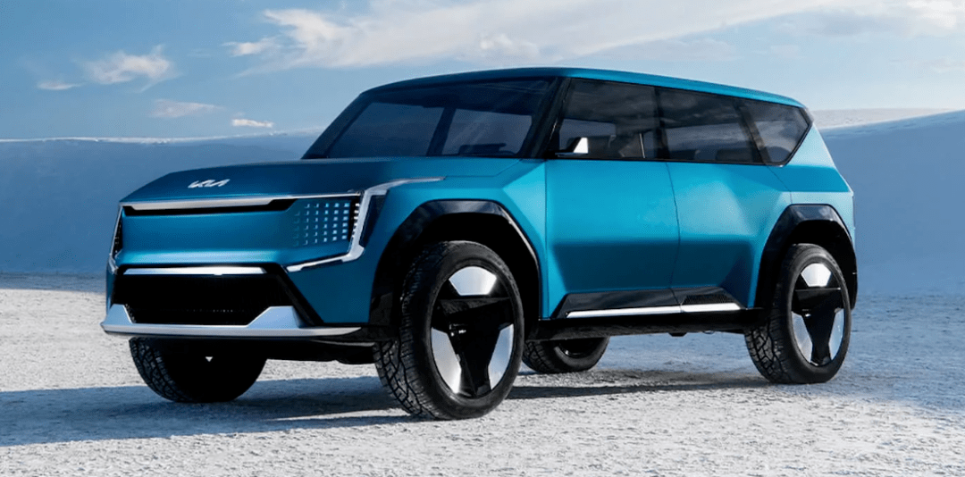 起亚首款纯电SUV EV9即将亮相，造型吸睛_搜狐汽车_搜狐网