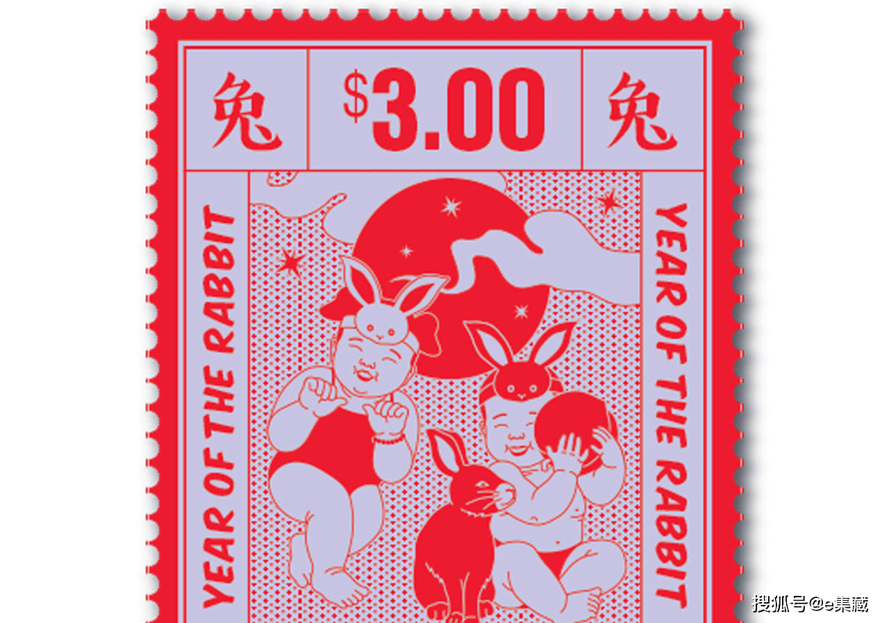 世界真奇妙 | 中国年画国潮登外国兔年邮票-搜狐大视野-搜狐新闻