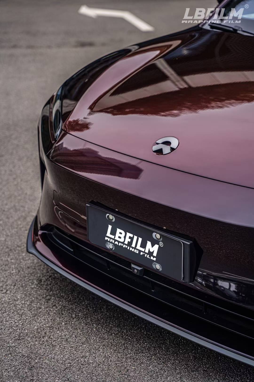 蔚来ET5-LB改色膜黑魅红，霸气、性感_搜狐汽车_搜狐网