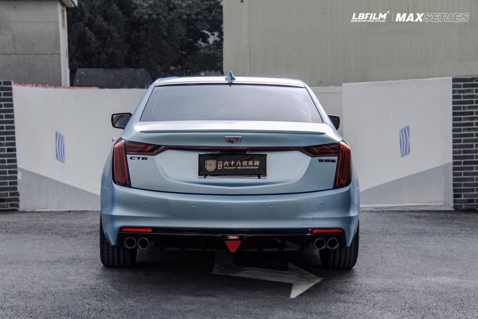 凯迪拉克CT6-LB改色膜超亚纳米蓝，高级又神秘_搜狐汽车_搜狐网