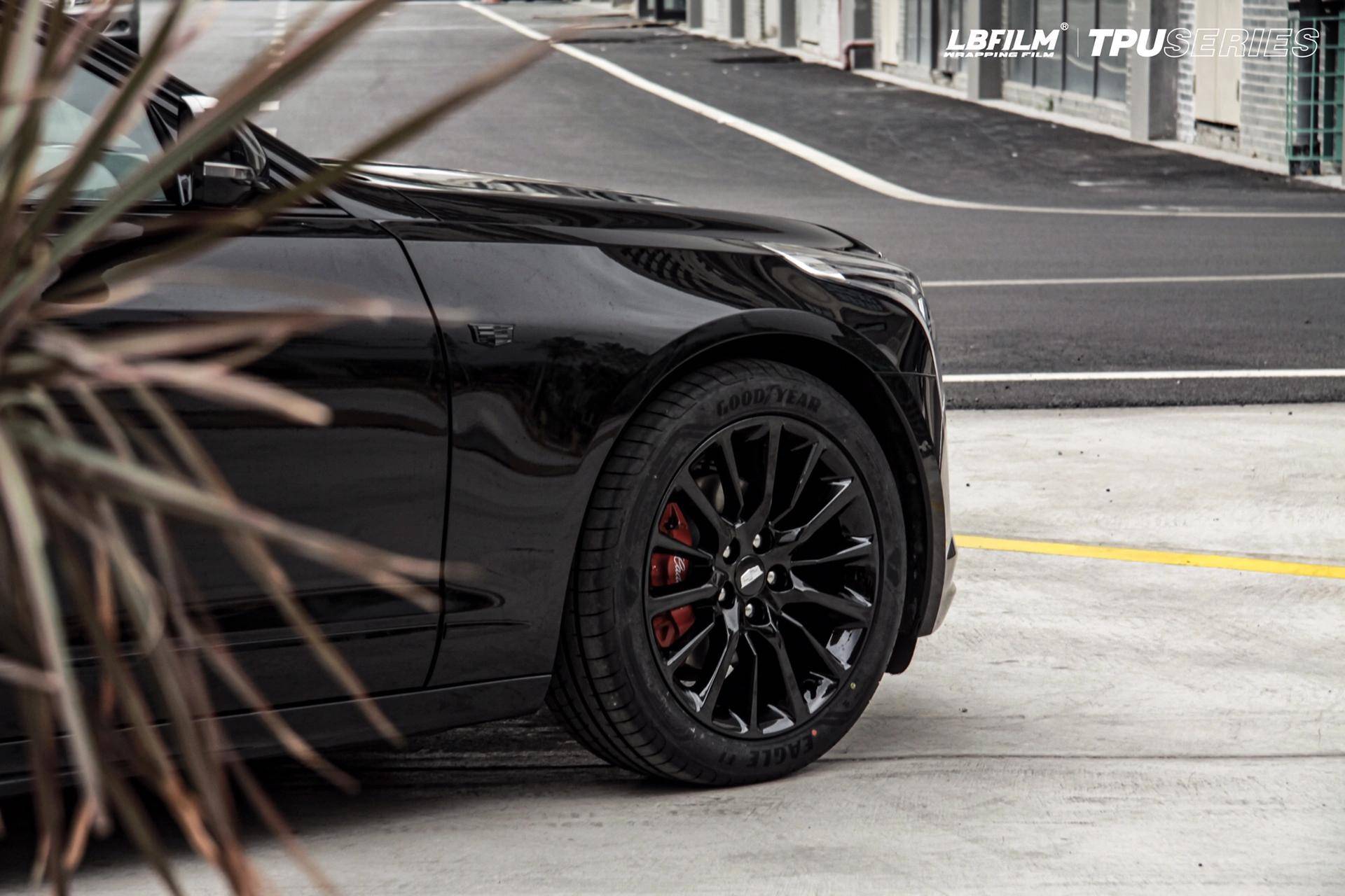 凯迪拉克CT6-LB改色膜车衣TPU亮黑，超亮，超黑，超有高级感_搜狐汽车_搜狐网