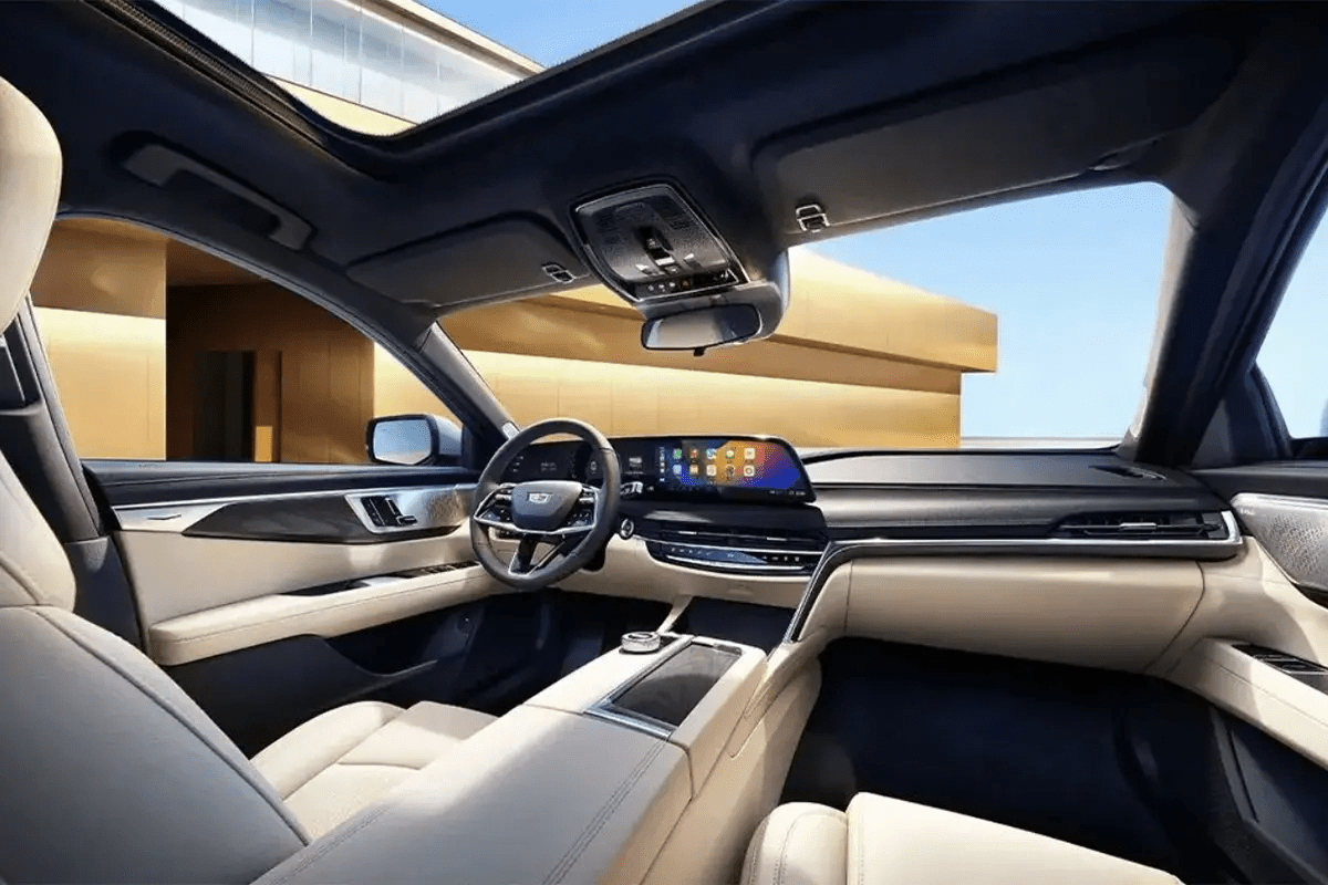 9K高清曲面屏上身！全新凯迪拉克CT6内饰曝光，科技感十足！_搜狐汽车_搜狐网