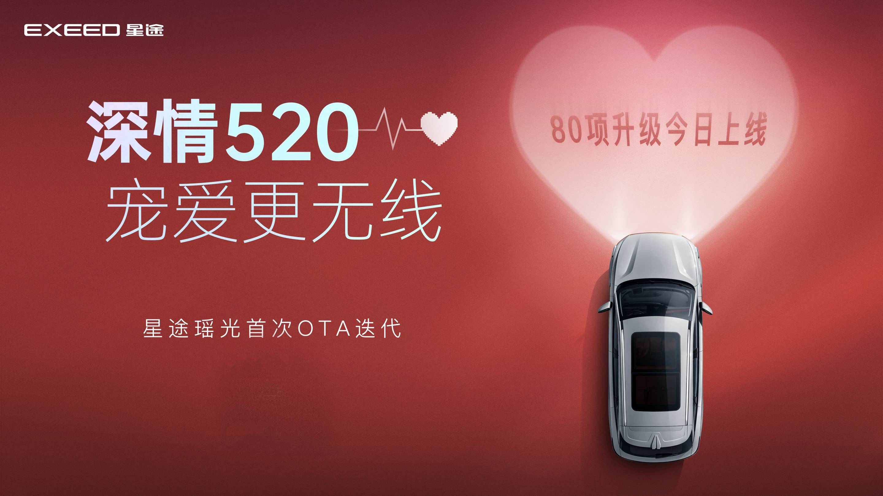 520花式表白！“三好”SUV星途瑶光以首次OTA远程升级许你“无线宠爱”_搜狐汽车_搜狐网