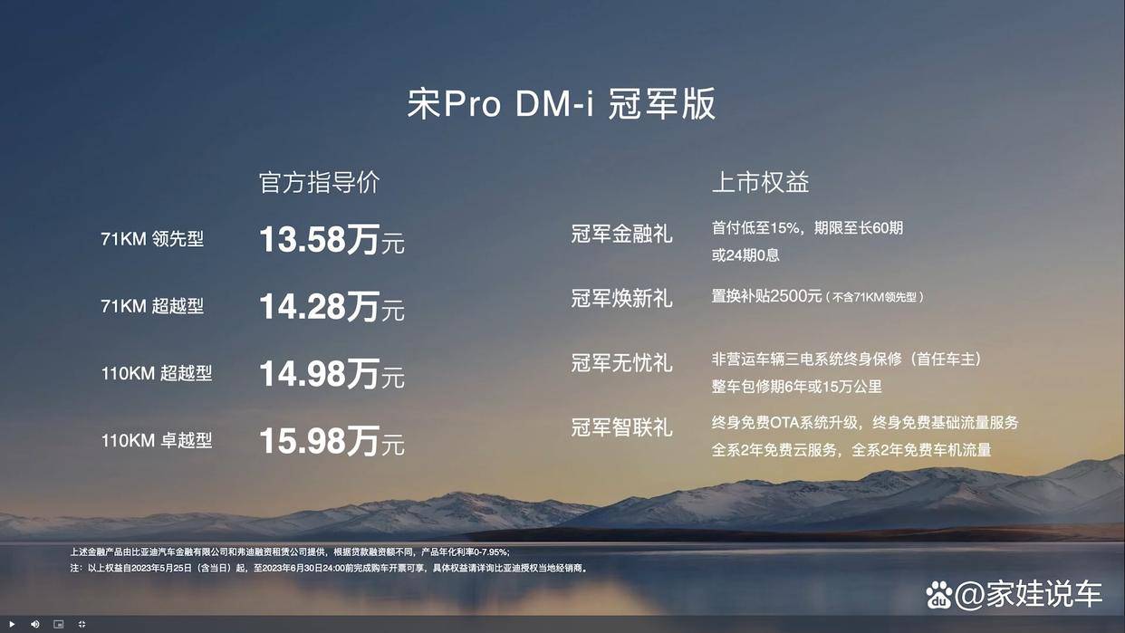 起步即“精装“，入手占尽实惠，13.58万起宋Pro DMI冠军版真“香_搜狐汽车_搜狐网