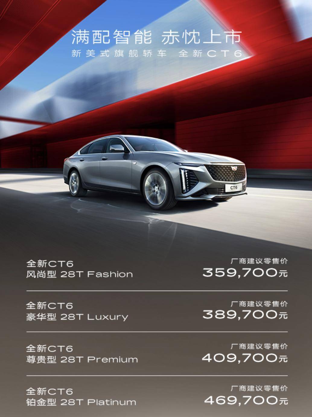 实拍凯迪拉克全新CT6：35.97万起售，旗舰气场依旧，智能化提升_搜狐汽车_搜狐网