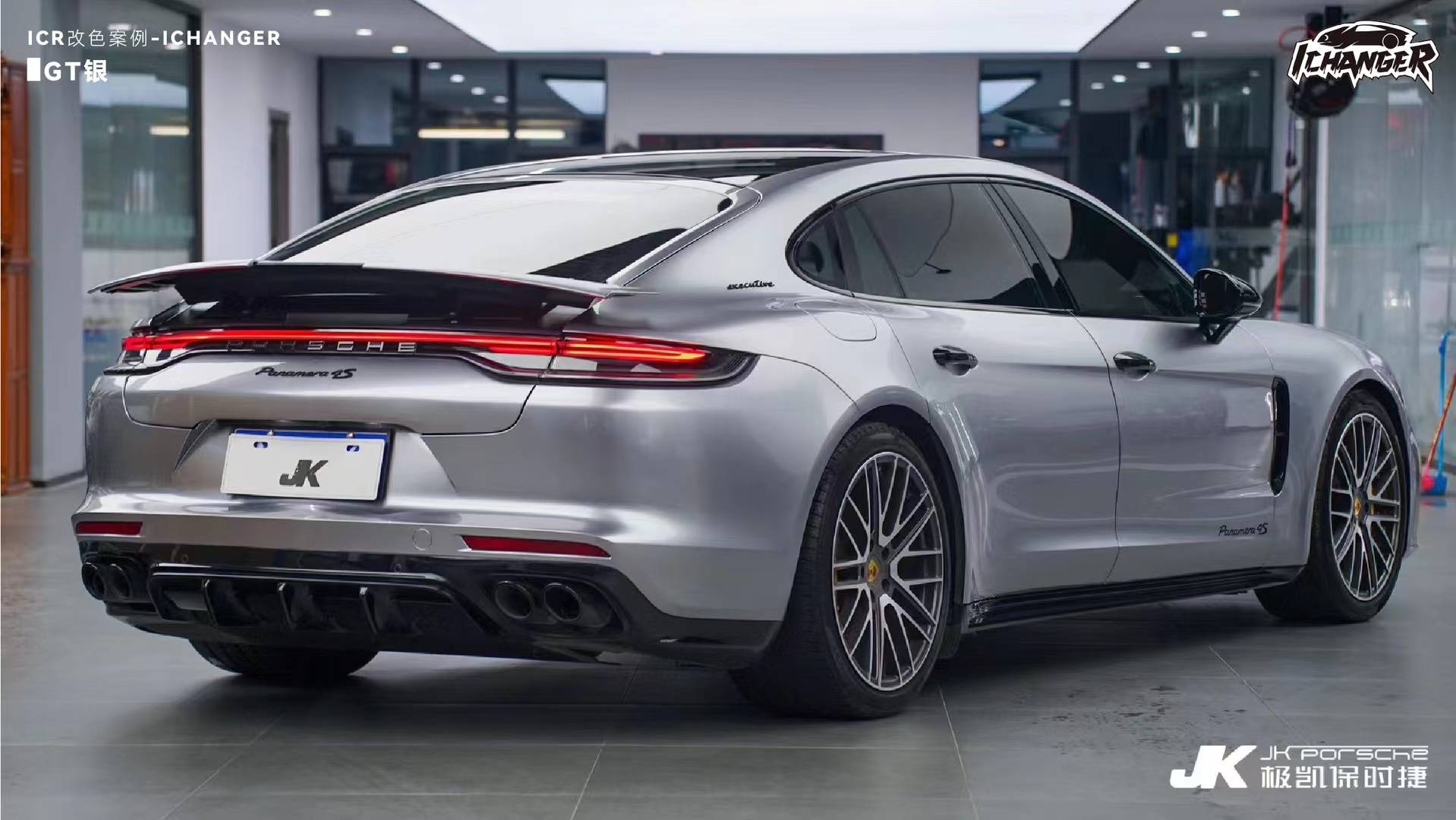 保时捷Ichanger改色膜GT银，高贵、大方、低调_搜狐汽车_搜狐网