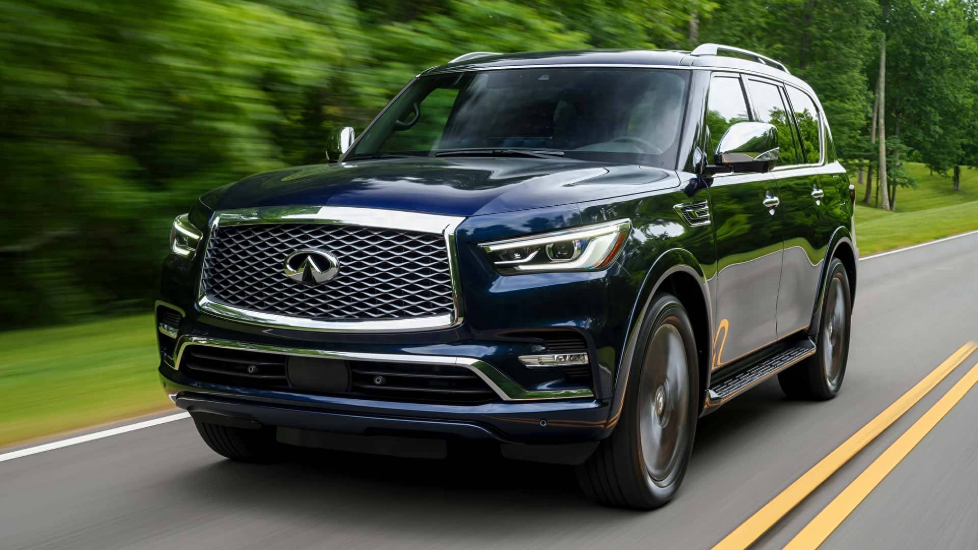 价格小幅上调 2024款美版英菲尼迪QX80发布 配5.6L V8发动机_搜狐汽车_搜狐网