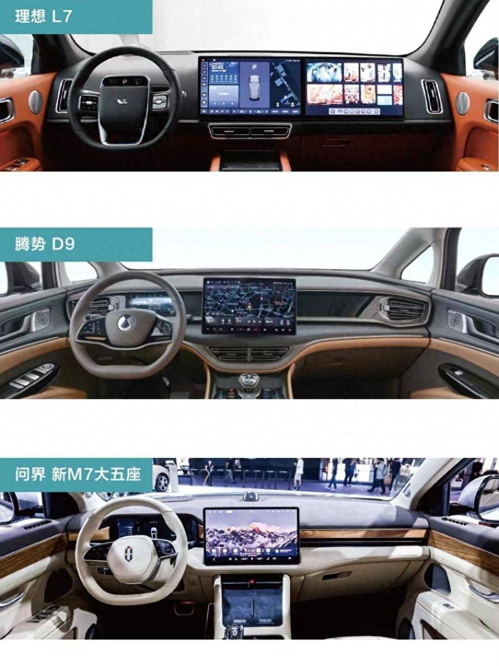 超级奶爸最佳选择，问界新M7大五座、理想L7和腾势D9全方位PK_搜狐汽车_搜狐网
