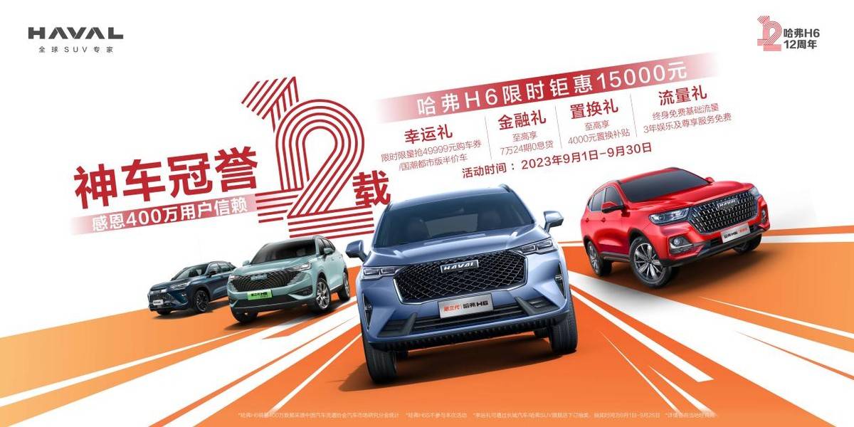 自驾出游的宝藏级座驾，哈弗H6钜惠15000元感恩400多万用户信赖_搜狐汽车_搜狐网